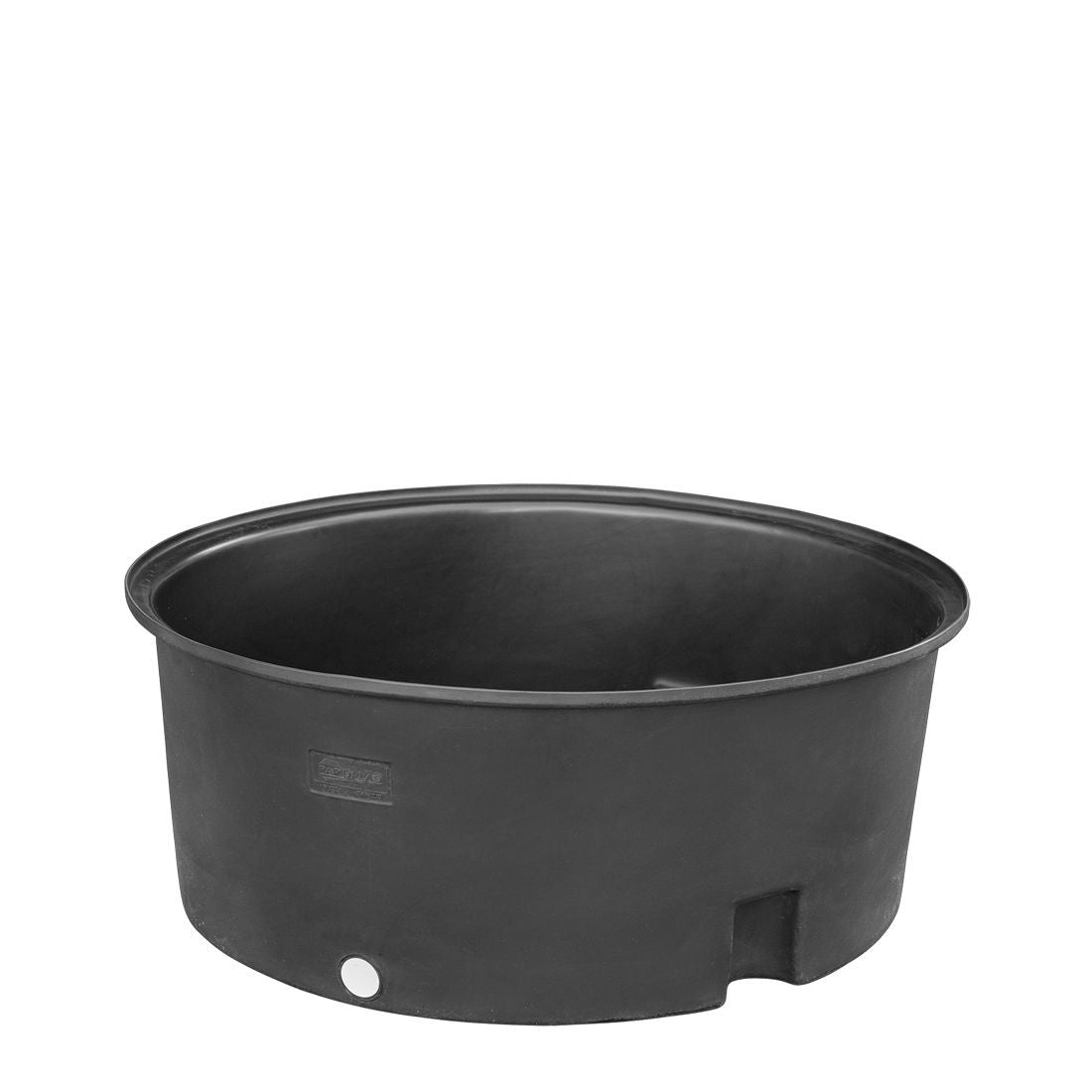 RAPID PLAS ROUND WATER TROUGH (FEED TUB) 500L BLACK – Sprenger's Rural ...