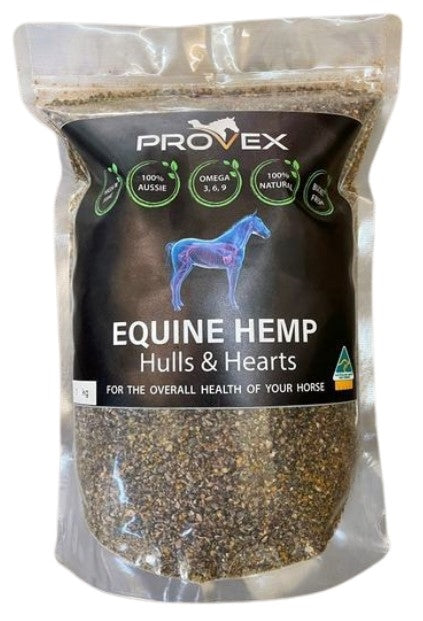 PROVEX EQUINE HEMP HULLS & HEARTS 1KG (TRAIL BAG) – Sprenger's Rural ...