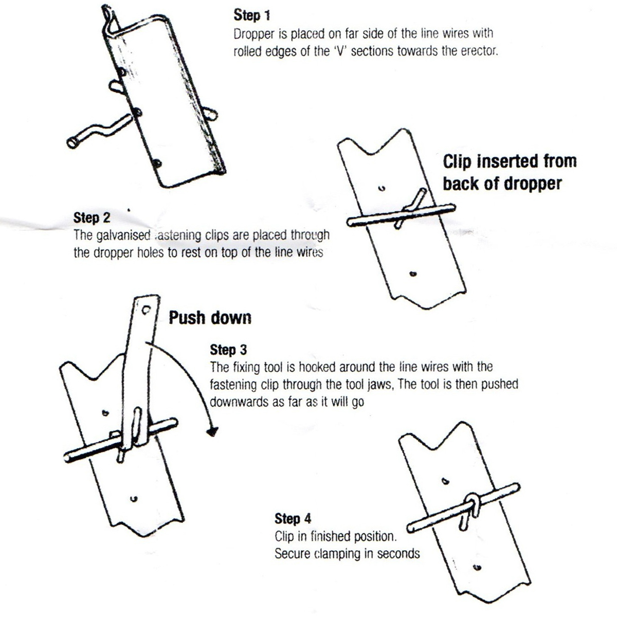 WHITES STEEL FENCE DROPPERS 94CM (37) 25PK – Sprenger's Rural Traders