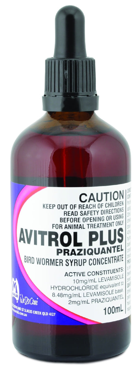 AVITROL MAVLAB PLUS BIRD WORMER SYRUP CONCENTRATE 100ML – Sprenger's ...
